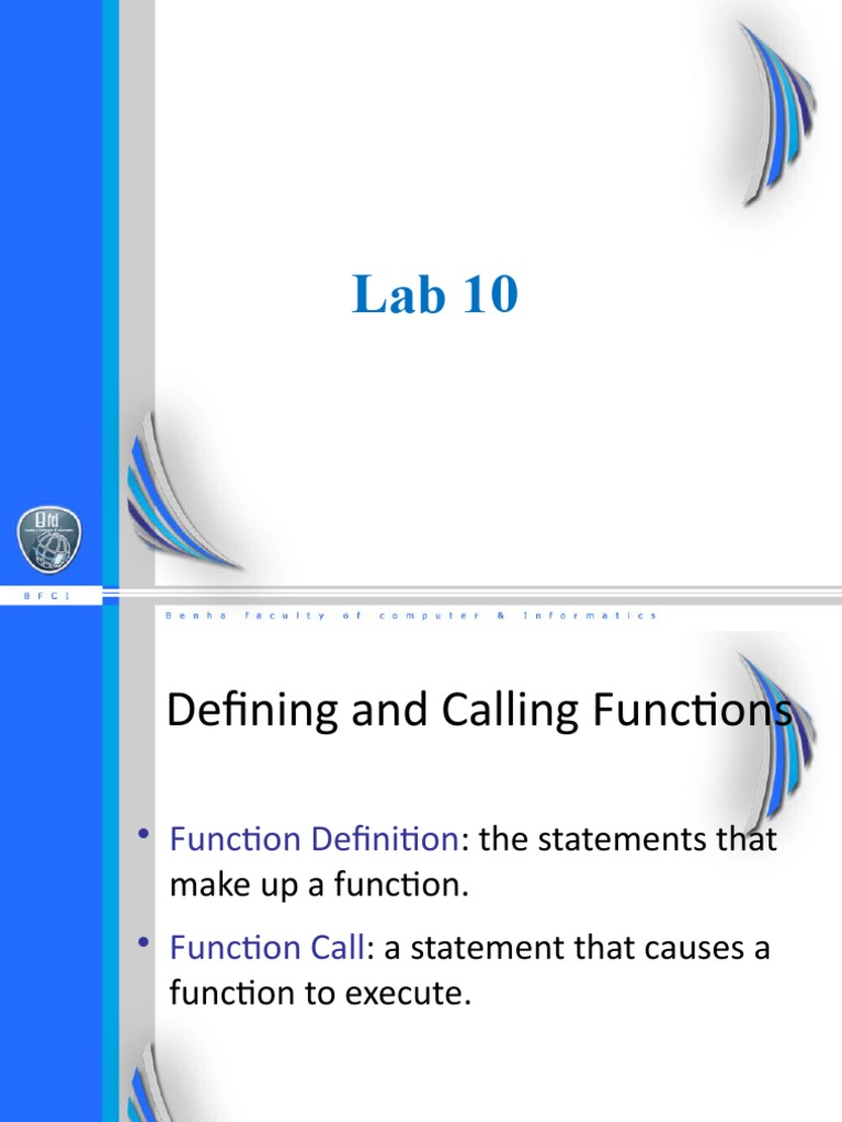 Lab 10 2020 Pdf Parameter Computer Programming Computer Program