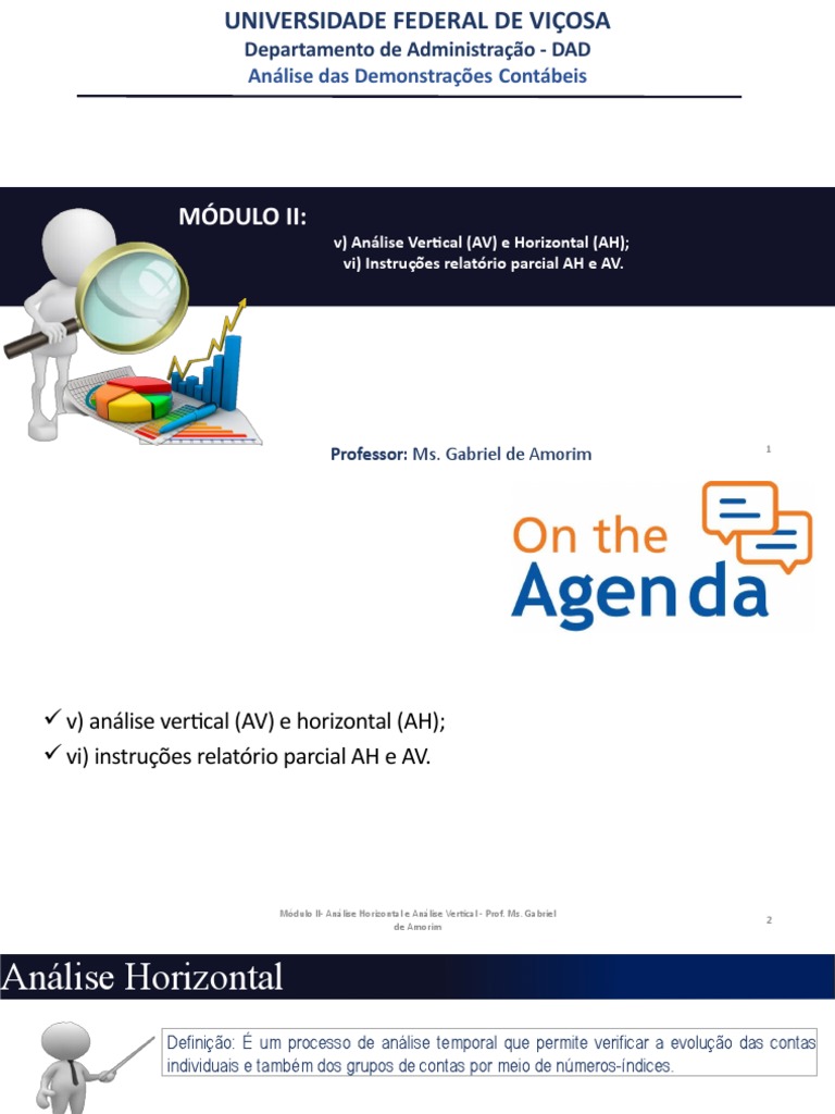 Módulo II-AV e AH | PDF | Contabilidade | Massa