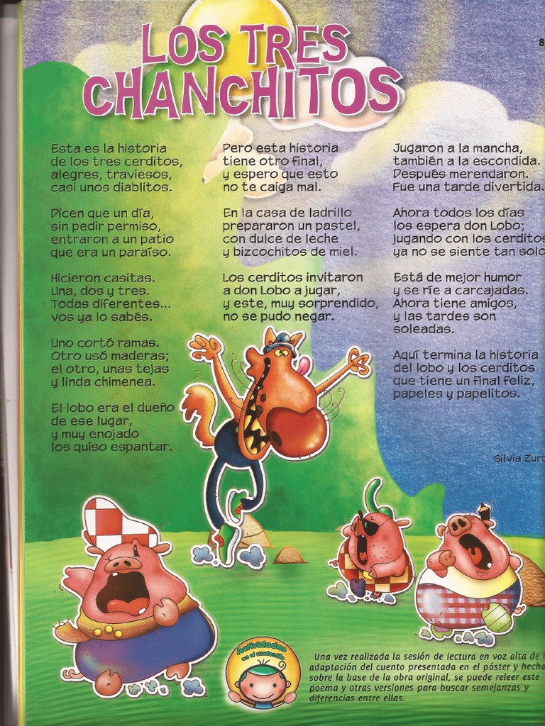 Cuento Los Tres Chanchitos PDF | PDF