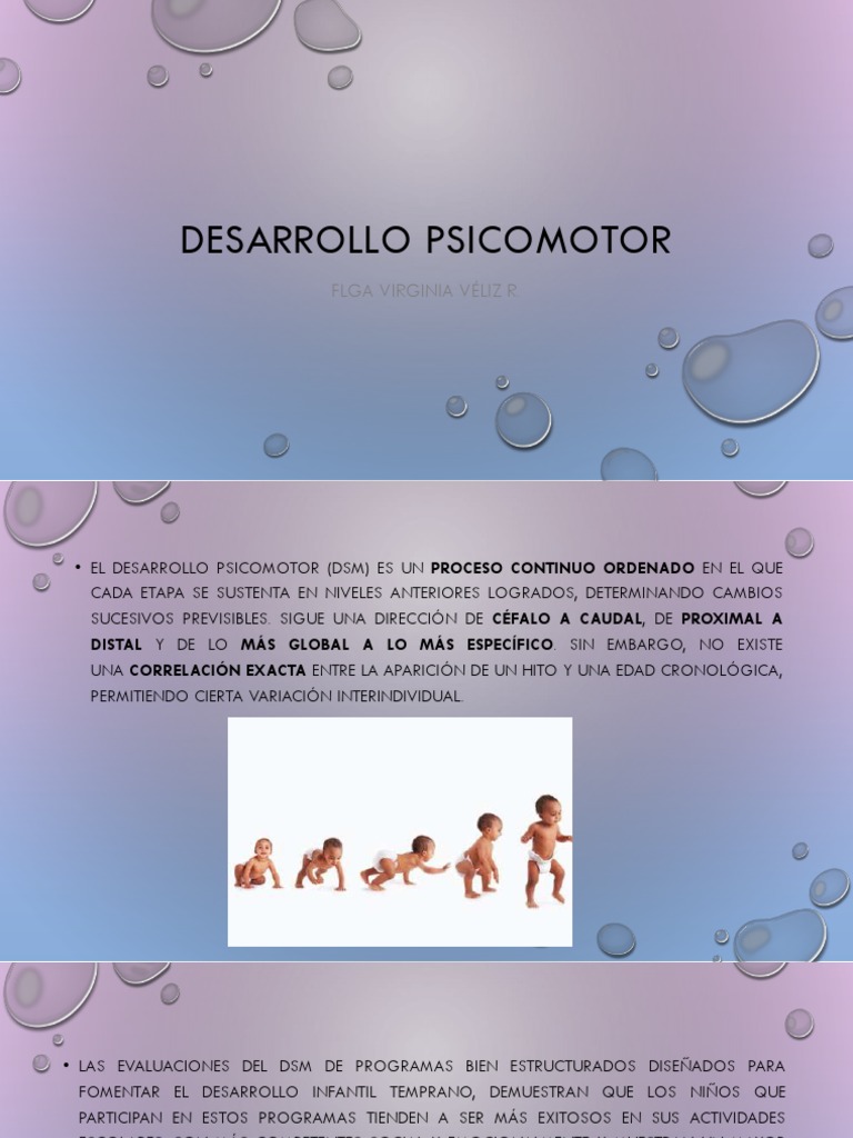 Desarrollo Psicomotor | Descargar gratis PDF | Pensamiento | Teoría de apego