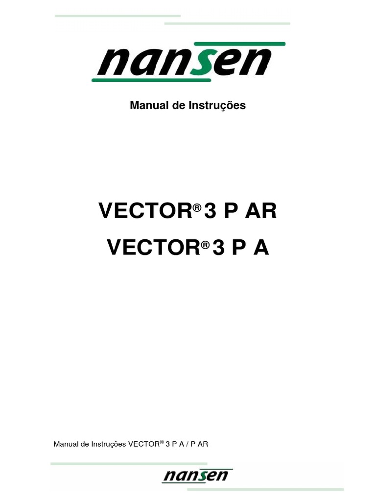 Manual-VECTOR 3 P AR - PA Trifasico e Bifasico | PDF | Potência (Física) | Energia elétrica