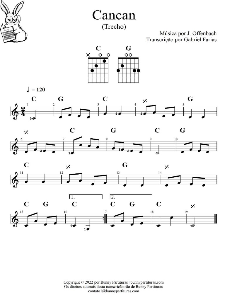 Cancan - Simples (Melodia) | PDF
