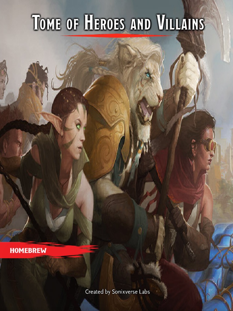 Tome of Heroes and Villains - GM Binder - Compressed PDF | PDF