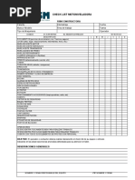 Check List Barredora | PDF