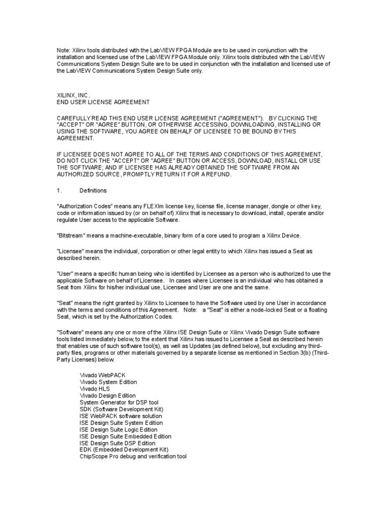 Xilinx Vivado License - LabVIEW FPGA - English | PDF | License | Taxes Xilinx Vivado License - LabVIEW FPGA - English | PDF | License | Taxes