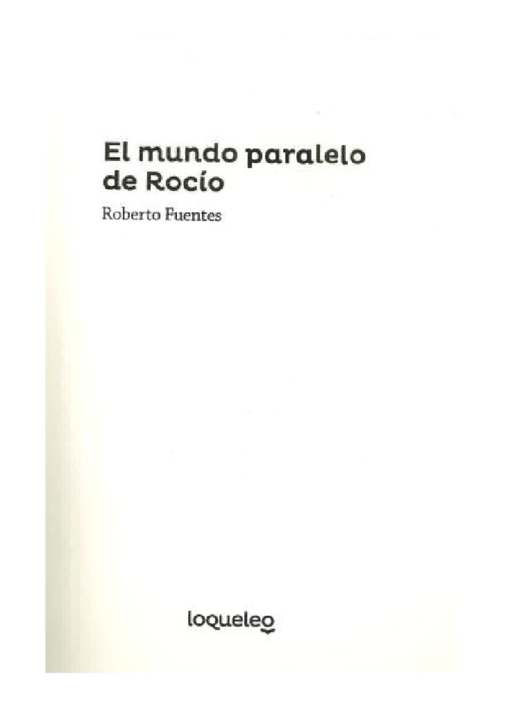 El Mundo Paralelo de Rocio | PDF