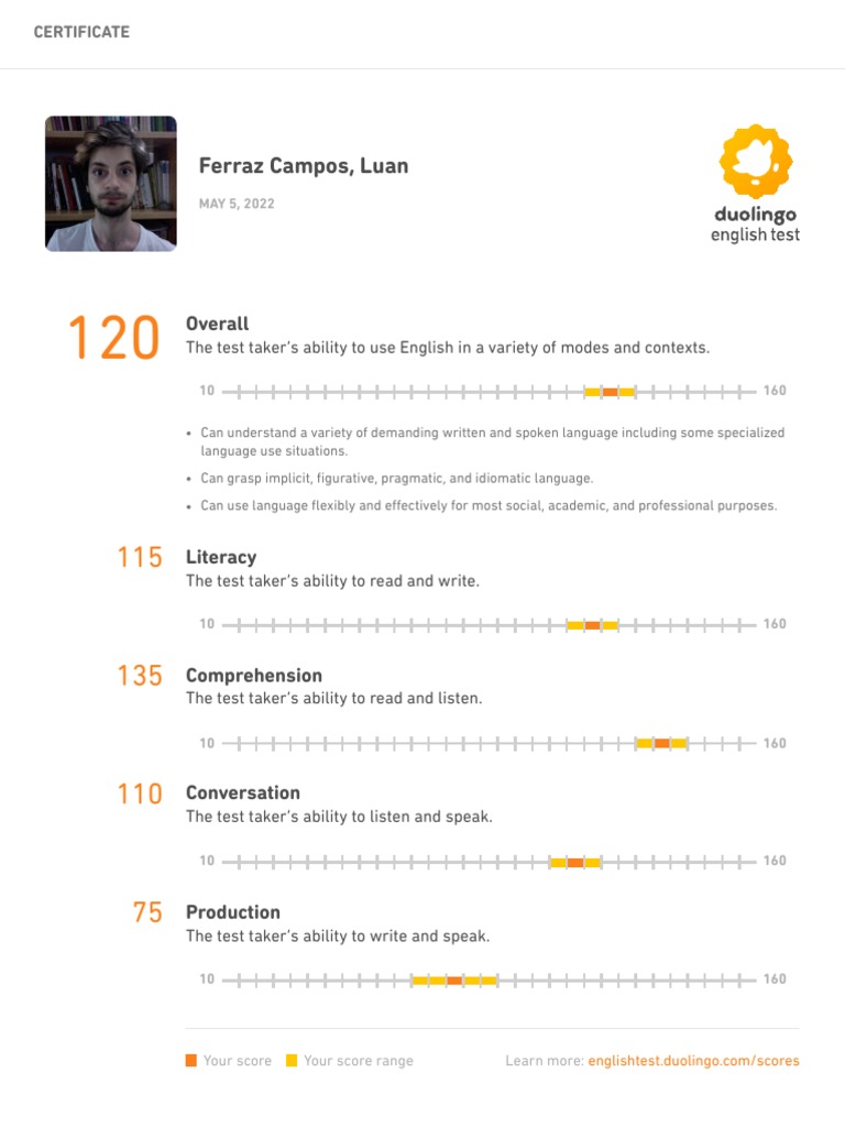 Duolingo English Test | PDF