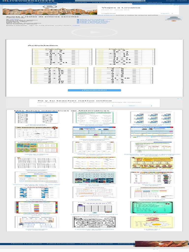 Livework | PDF | Entero | Matemáticas