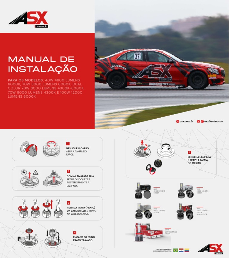 Manual de Instalação de LEDs Automotivos | PDF