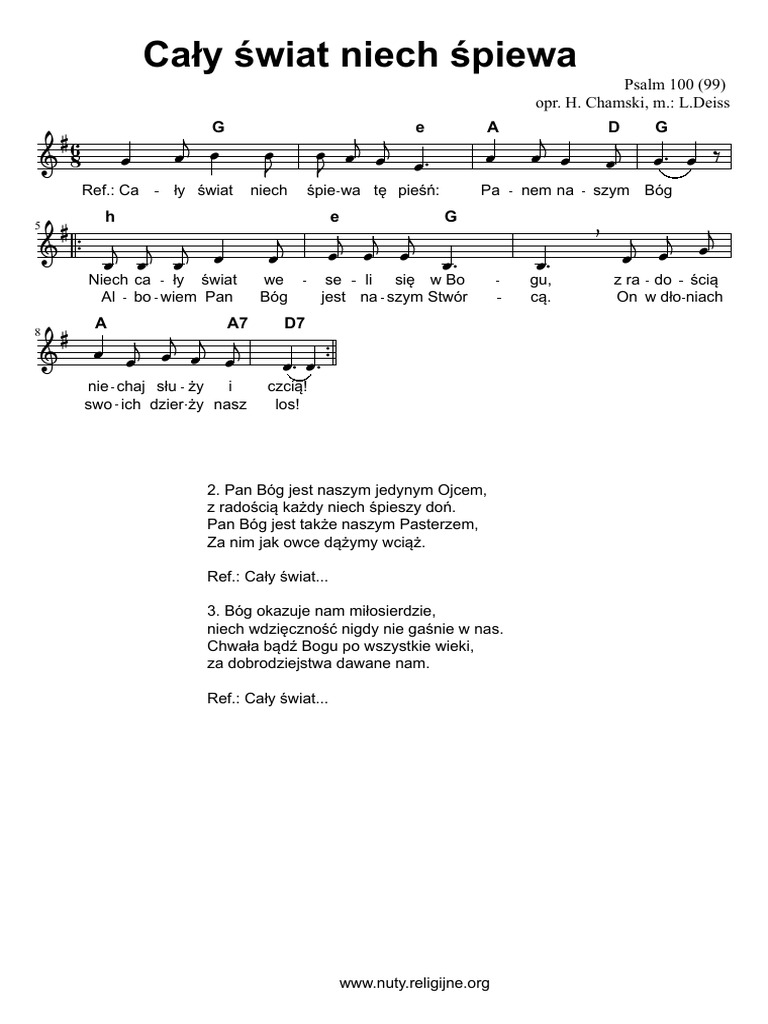 Caly Swiat Niech Spiewa 870061 1 PDF | PDF