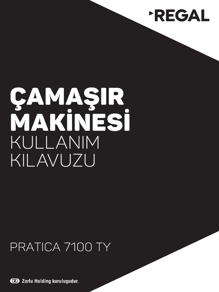 Regal Pratica 7100 TY Washing Machine | PDF