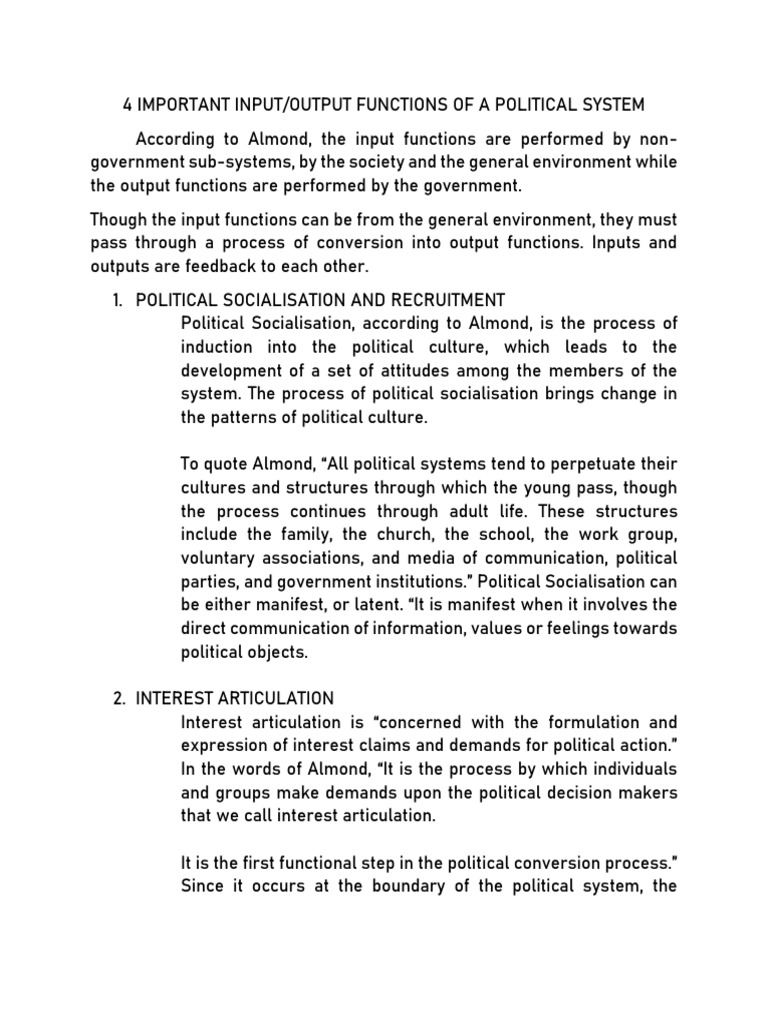 4 Important Input PDF | PDF | Institution | Policy