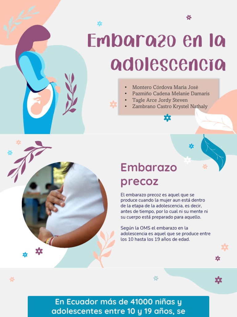 Embarazo Adolescente PDF | Descargar gratis PDF | El embarazo | Embarazo en la adolescencia