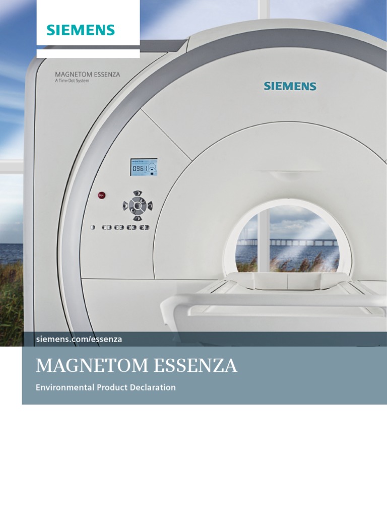 MRI MAGNETOM ESSENZA Environmental - Product - Declar | PDF | Recycling ...