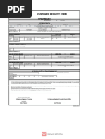 BDO Customer Request Form for Loans | PDF | Loans | Mortgages