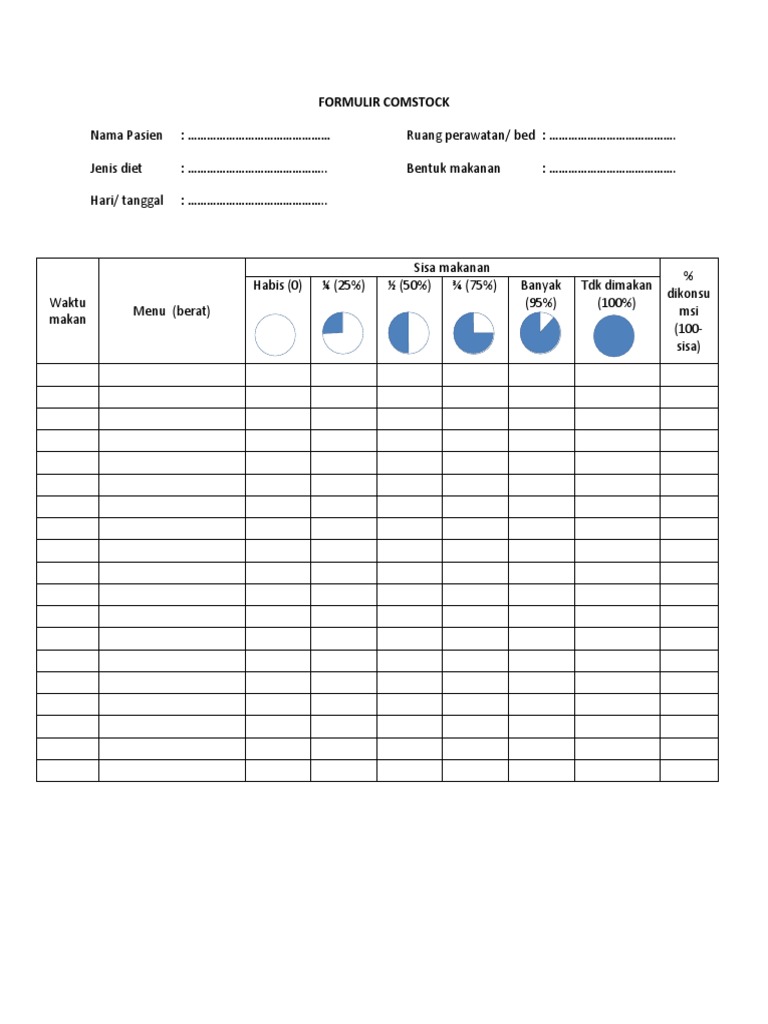 Formulir Comstock | PDF
