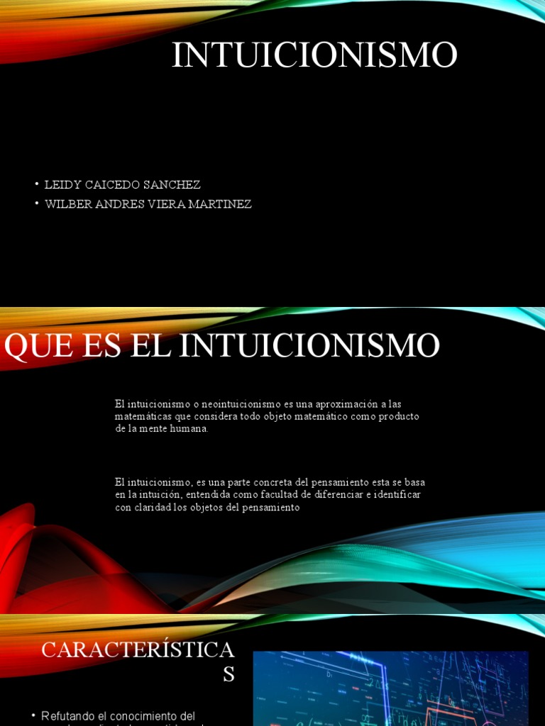Que Es El Intuicionismo | PDF | Intuición | Matemáticas