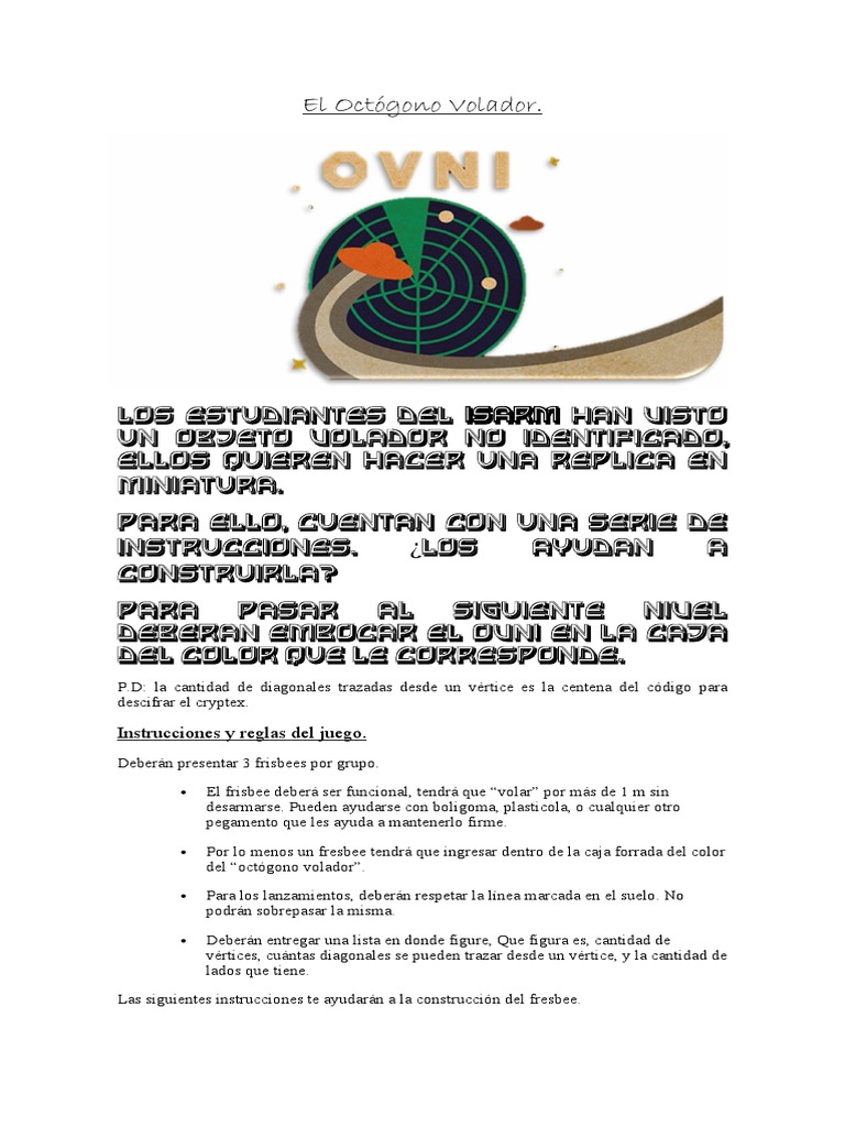 Juego 2 OVNI-1 | PDF