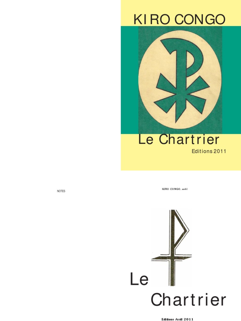 Chartrier du Mouvement Kiro Congo | PDF | Paroisse