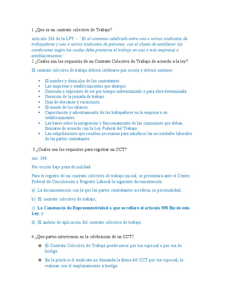 CCT | PDF | Acuerdo colectivo | Sindicato