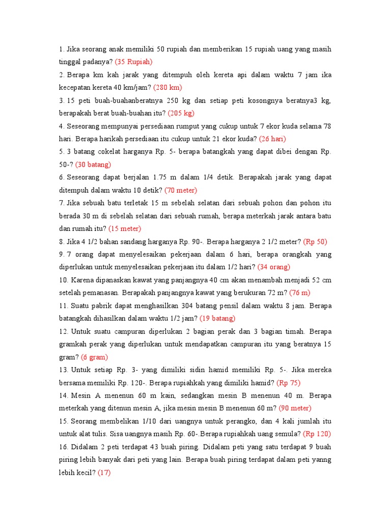 Soal Psikotest | PDF