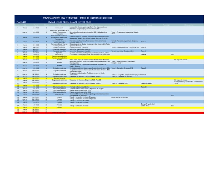 2022B - MEC144 Programacion | PDF | Dibujo técnico