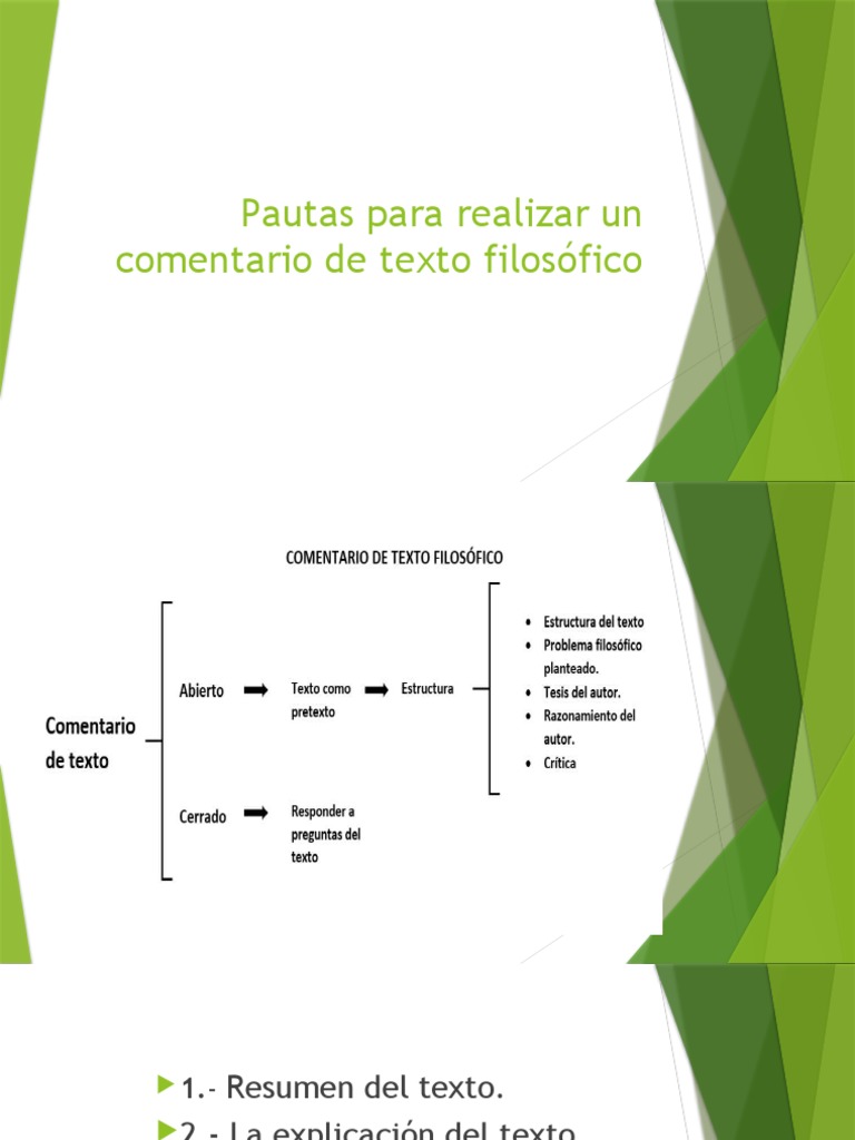 Clase 3 - Pautas para Realizar Un Comentario de Texto Filosofico | PDF ... Clase 3 - Pautas para Realizar Un Comentario de Texto Filosofico | PDF ...