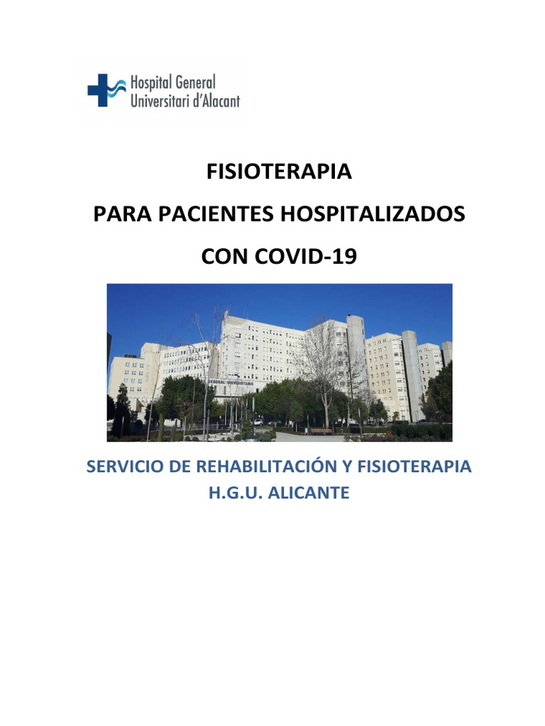 COVID FISIOTERAPIA - Dosier PDF | PDF | Rodilla | Respiración