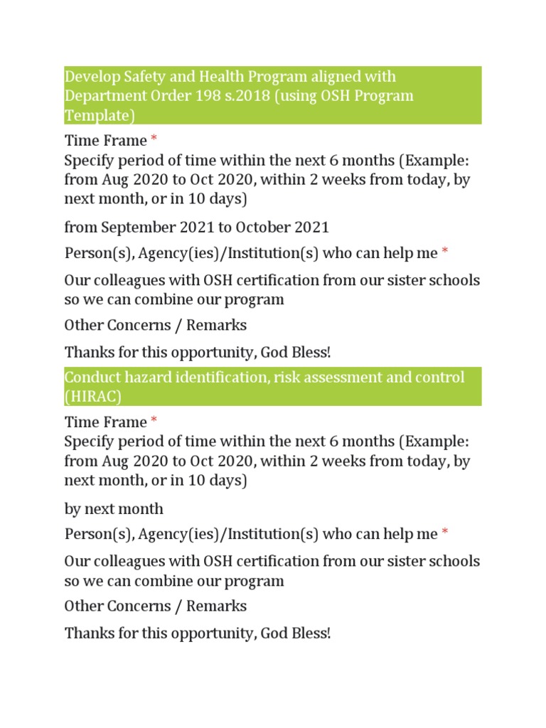 Osh Requirements | PDF | Occupational Safety And Health | Health Care