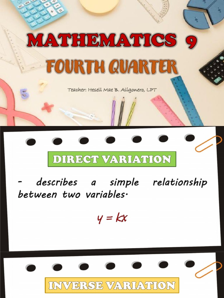 Combined Variation | PDF
