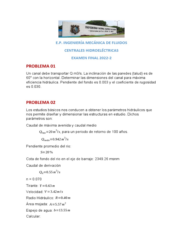 Examen Final CCHH 31-12-22 | PDF