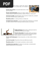 Test Adams | PDF | Escoliosis | Especialidades Medicas