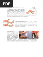 Test Adams | PDF | Escoliosis | Especialidades Medicas