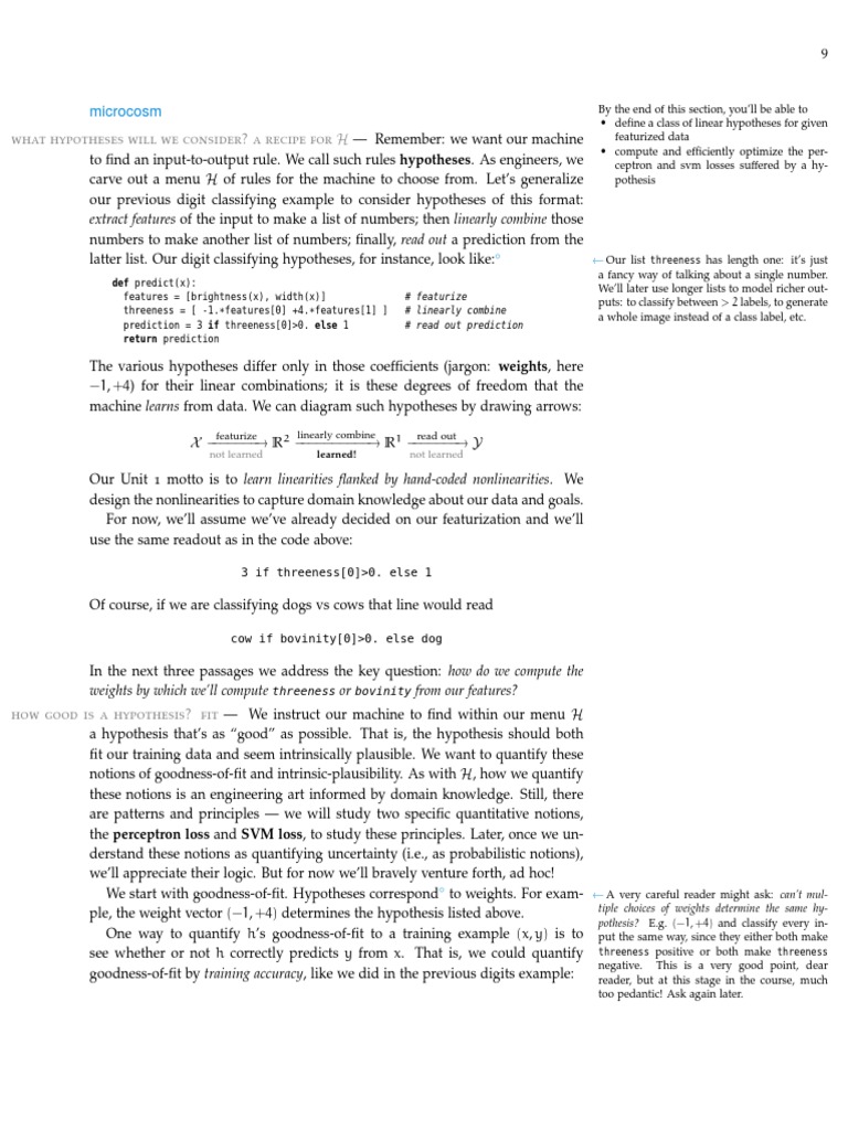 Unit 1 Lecture 2 | PDF | Support Vector Machine | Loss Function Unit 1 Lecture 2 | PDF | Support Vector Machine | Loss Function