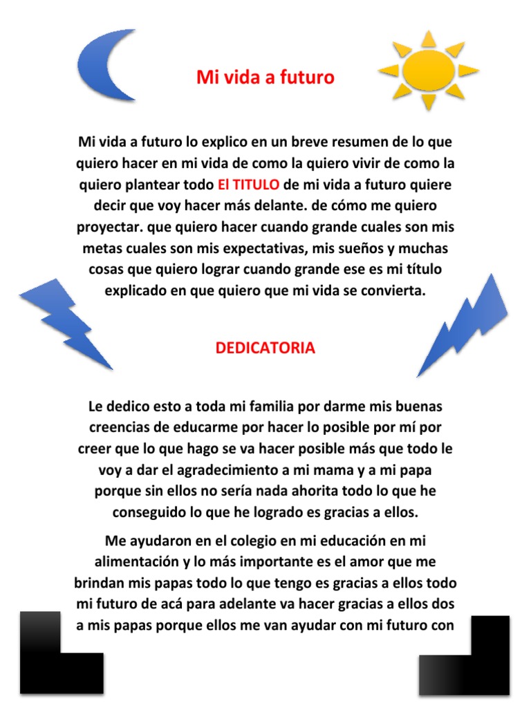 Mi Proyecto de Vida PDF | PDF