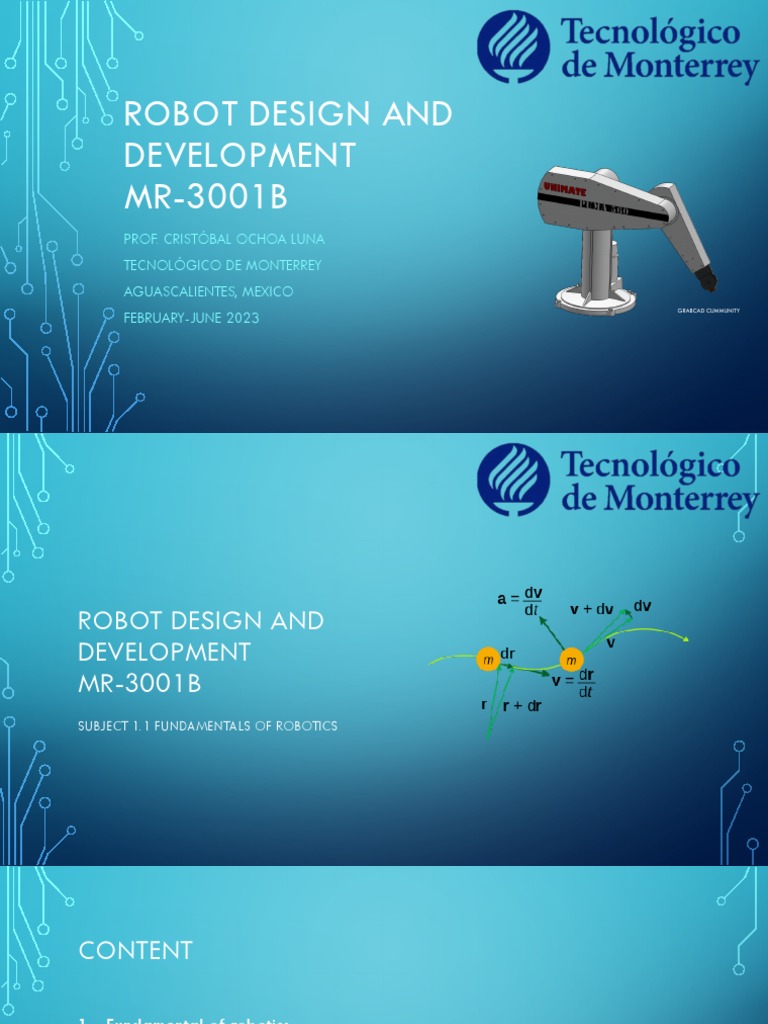 Fundamentals of Robotics - ANNEX PDF | PDF | Matrix (Mathematics) | Euclidean Vector