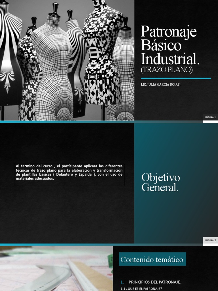 Patronaje Básico Industrial | PDF