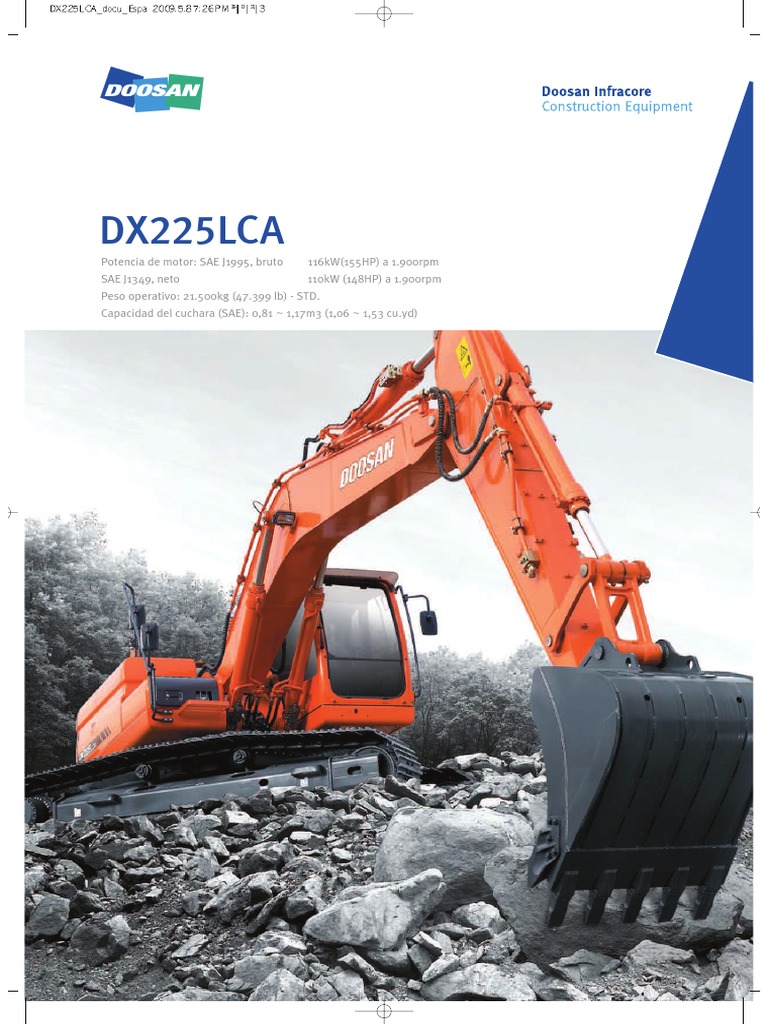 CATALOGO DX225LCA 9rodillos | PDF | Engranaje | Motores