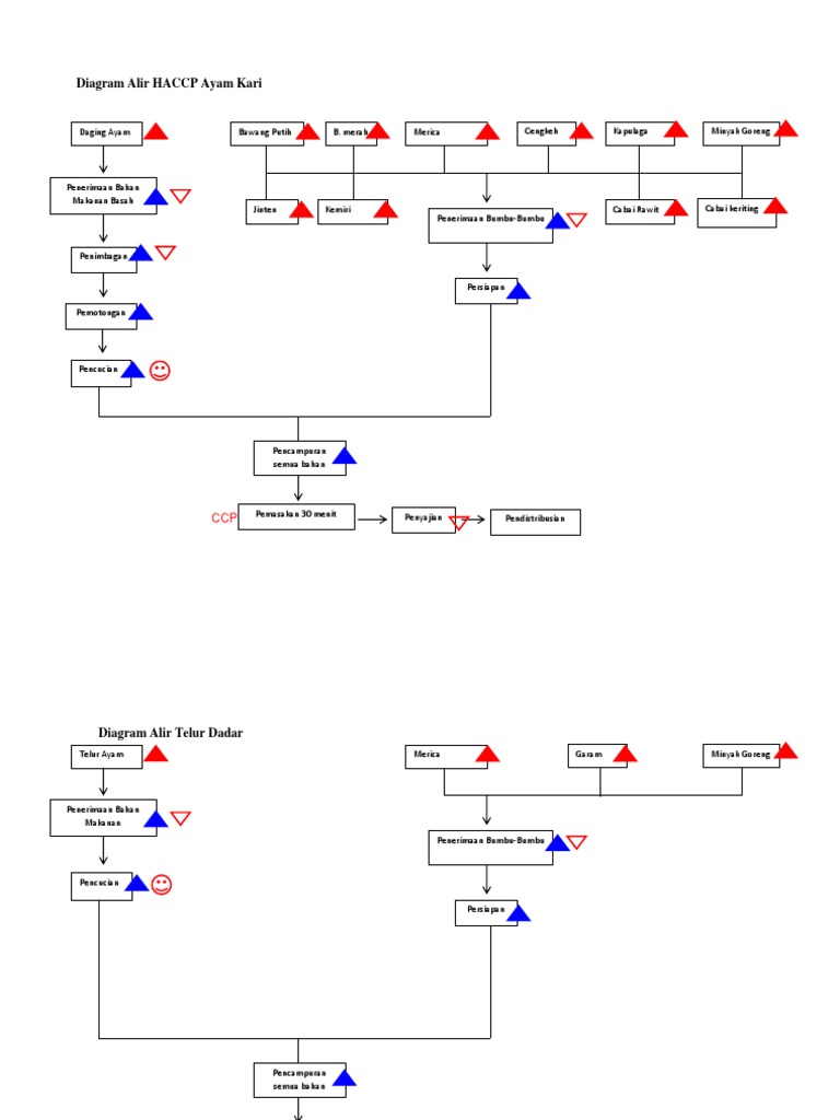 Diagram Alir HACCP Ayam Kari | PDF