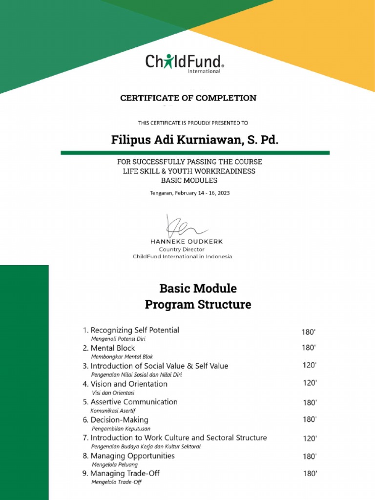 sertifikat Filipus Adi Kurniawan, S.Pd. | PDF sertifikat Filipus Adi Kurniawan, S.Pd. | PDF