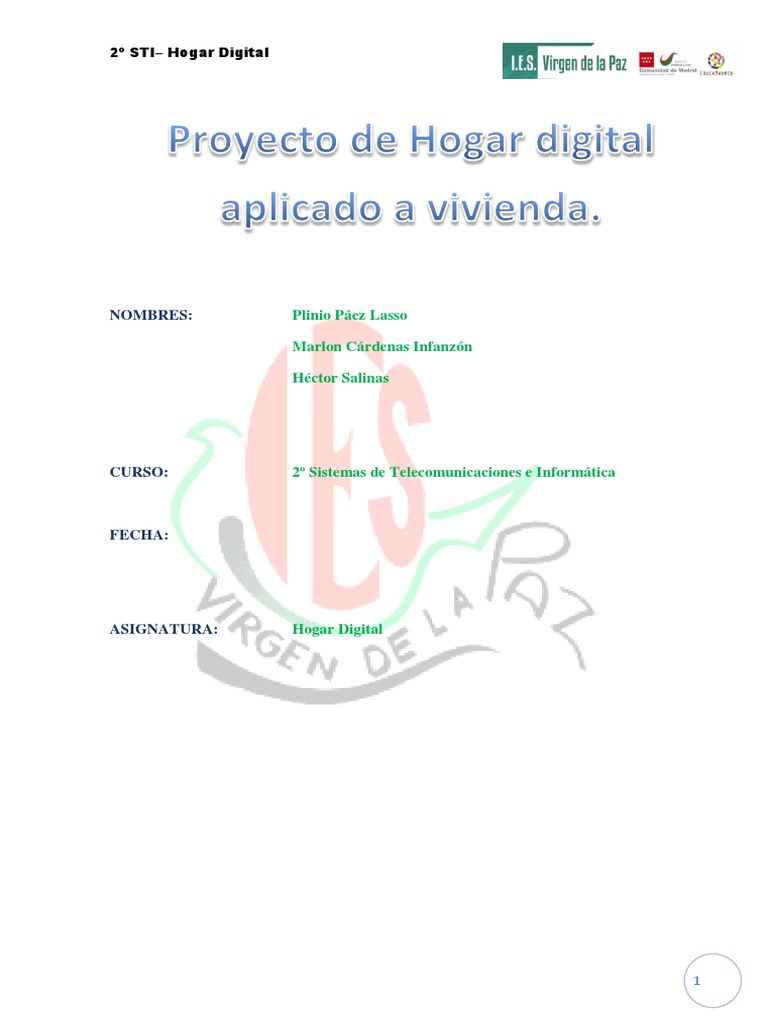 Proyecto Hogar Digital TP-LINK PDF | PDF | Multimedia | Internet