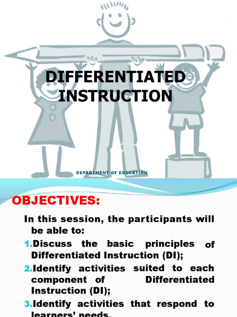 Key Principles of Differentiated Instruction | PDF | Differentiated ...
