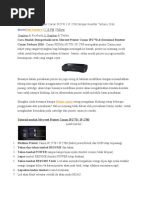 Cara Instal Printer Canon Ip2770 | PDF