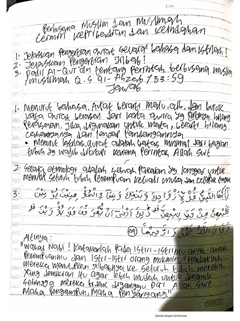 Muh - Azzumar Dhiya'ulhaq - XMIPA6 - PAI PDF | PDF