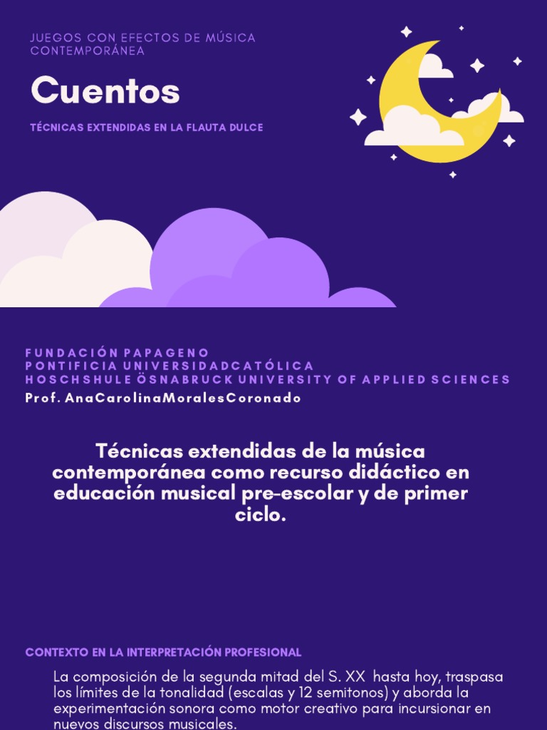 3-TÉCNICAS EXTENDIDAS EN LA FLAUTA DULCE-Cuentos (Impreso) PDF | PDF ...