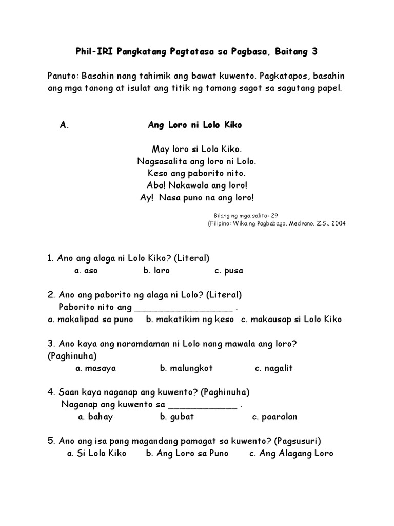 GROUP-SCREENING-TEST-PASSAGESENG-AND-FIL-WITH-KEY-TO-CRRECTION-AND ...