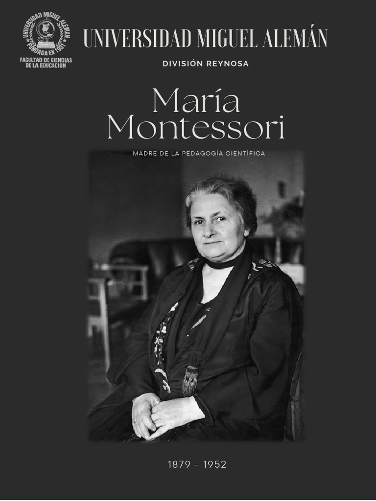 María Montessori Oficial | PDF | Educación Montessori | Aprendizaje