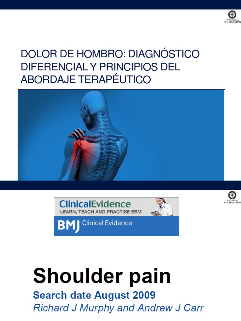 Dolor de Hombro: Diagnóstico Diferencial Y Principios Del Abordaje ...