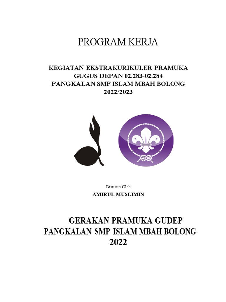Program Kerja Pramuka SMP Islam Mbah Bolong Diwek - Kak Amir Caesar ...