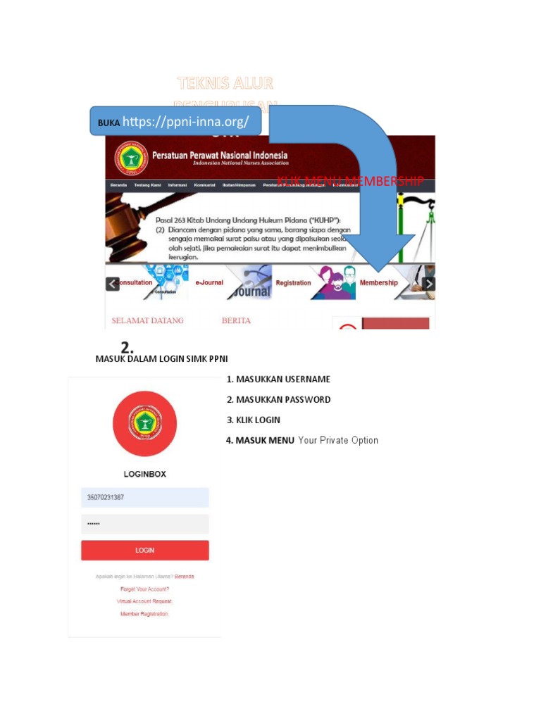Masuk Dalam Login Simk Ppni | PDF